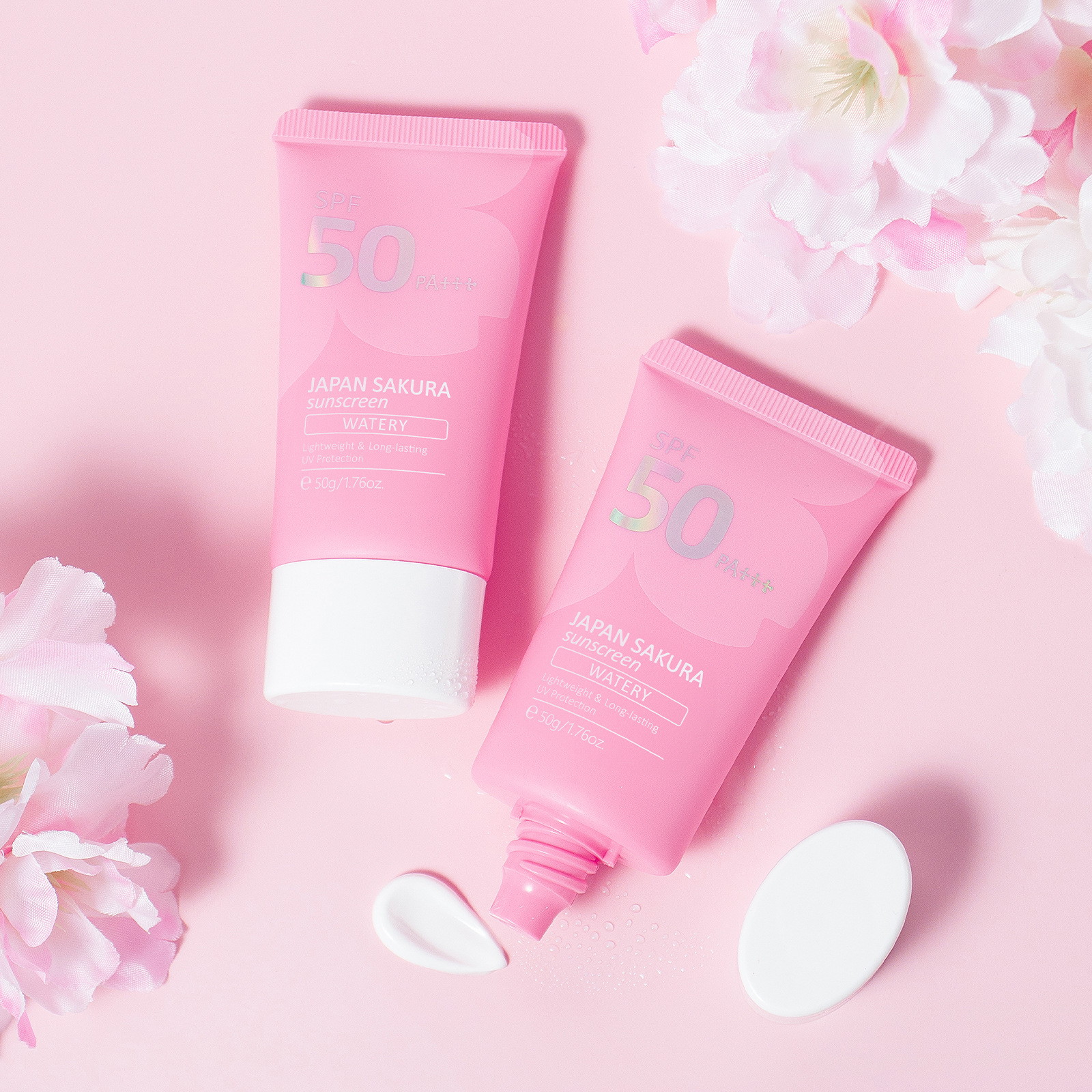 LAIKOU Japan Sakura sunscreen SPF 50 PA+++ - PahelaPride